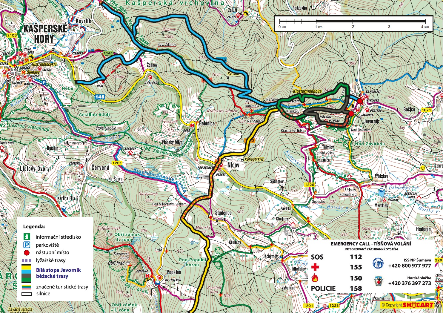 Bíla stopa | Javorník Šumava